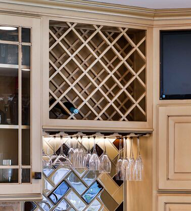 Wine Rack Cabinet Diamond - Dura Supreme Cabinetry